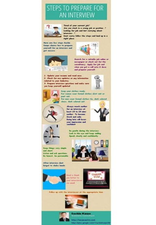 Steps to Prepare for An Interview | PPTX