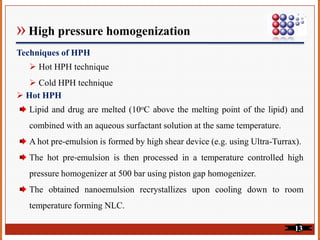 Nanostructured lipid carriers (NLC) | PPTX