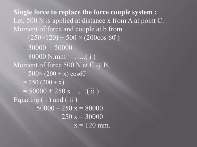 Coplanar Non-concurrent Forces | PPTX | Physics | Science