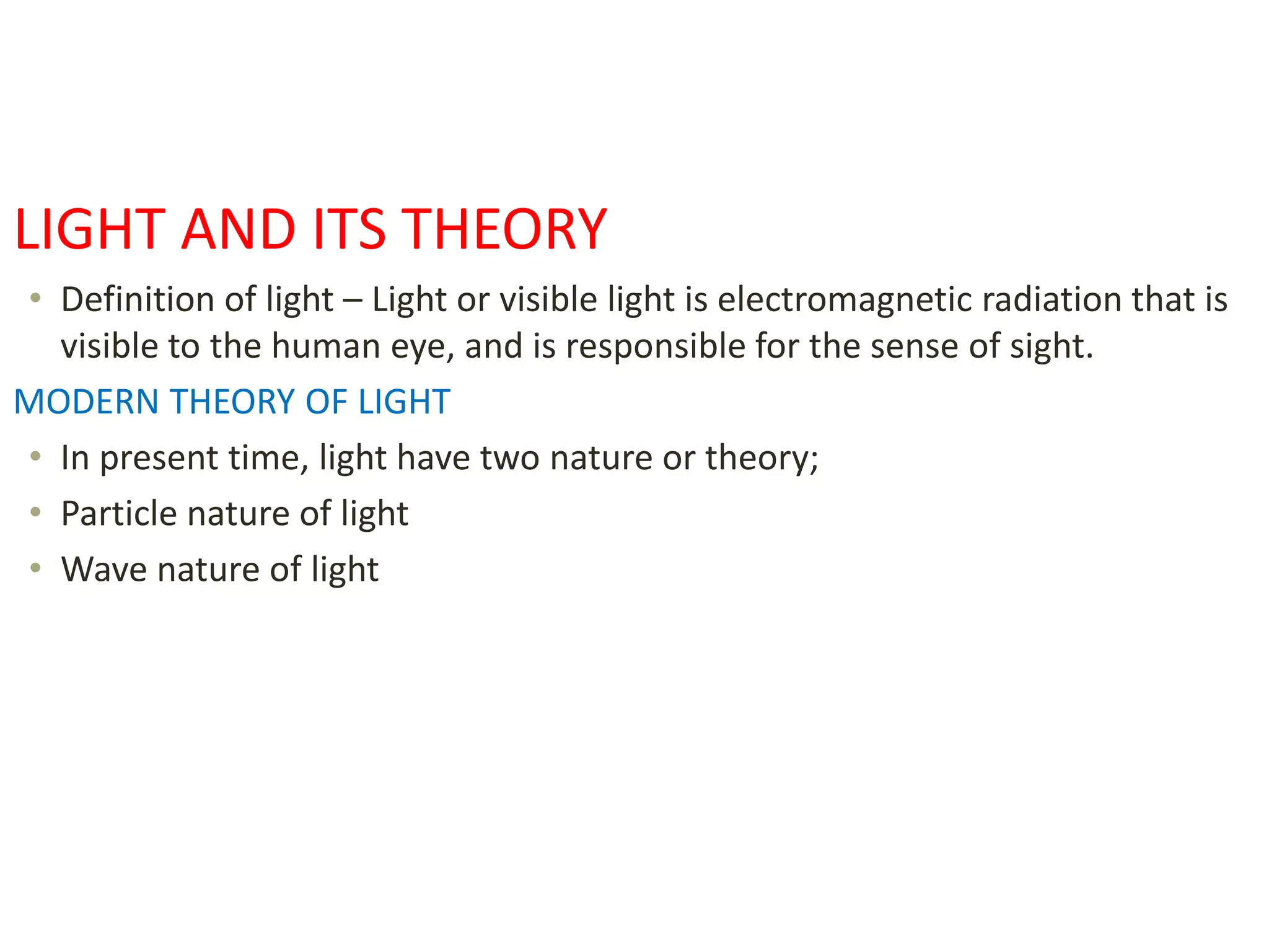 Principle of Lighting | PPTX