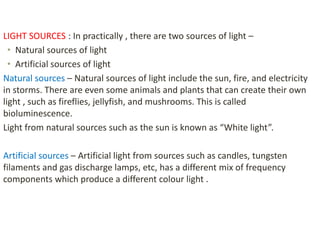 Principle of Lighting | PPTX