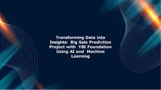 Artificial intelligence and machine learning ppt on data analysis | PPT