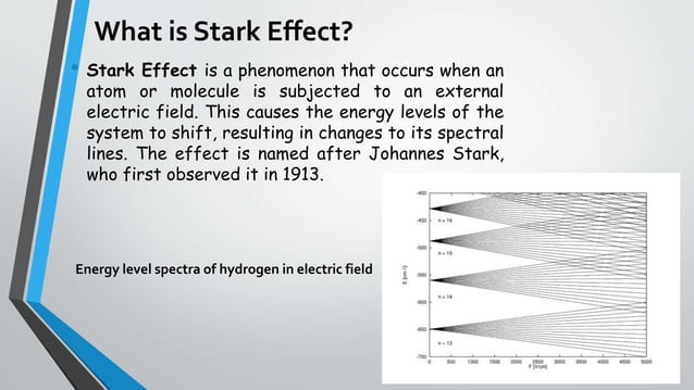 Sachin Semwal (STARK EFFECT ) 2.pptx | Chemistry | Science