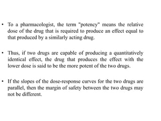 potency vs toxixicity&saftey vs toxicity | PPTX