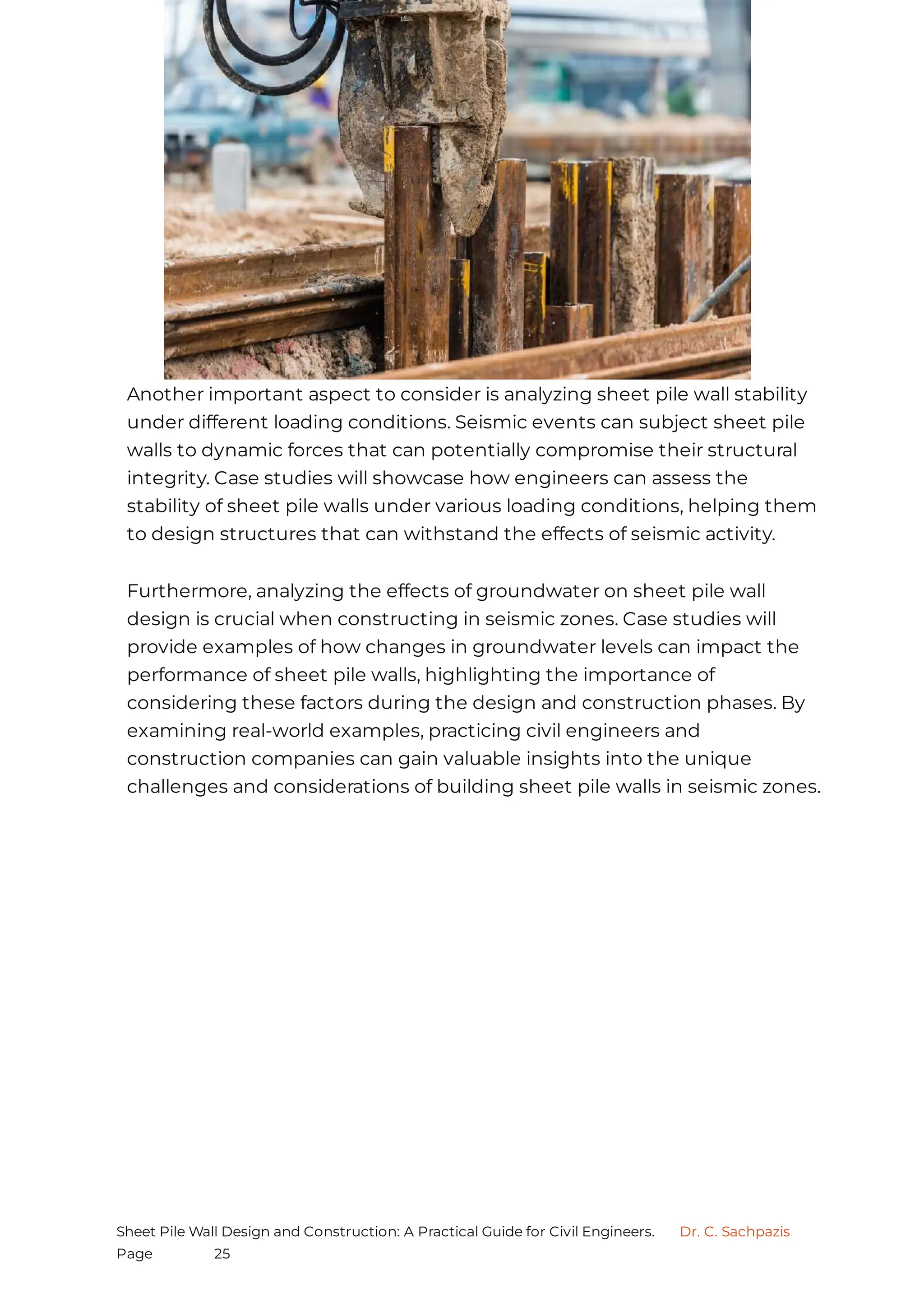 Sheet Pile Wall Design and Construction: A Practical Guide for Civil ...