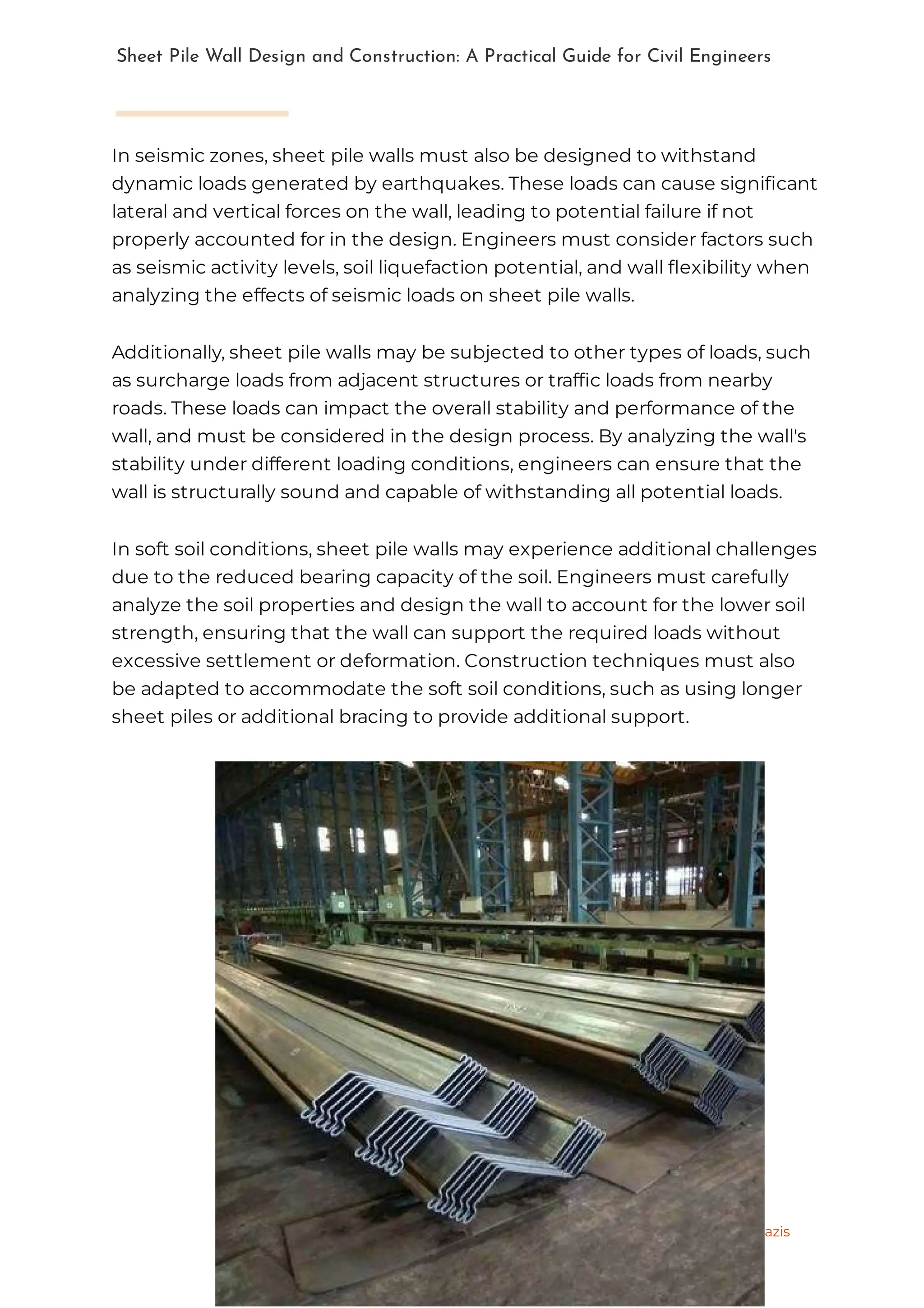 Sheet Pile Wall Design and Construction: A Practical Guide for Civil ...