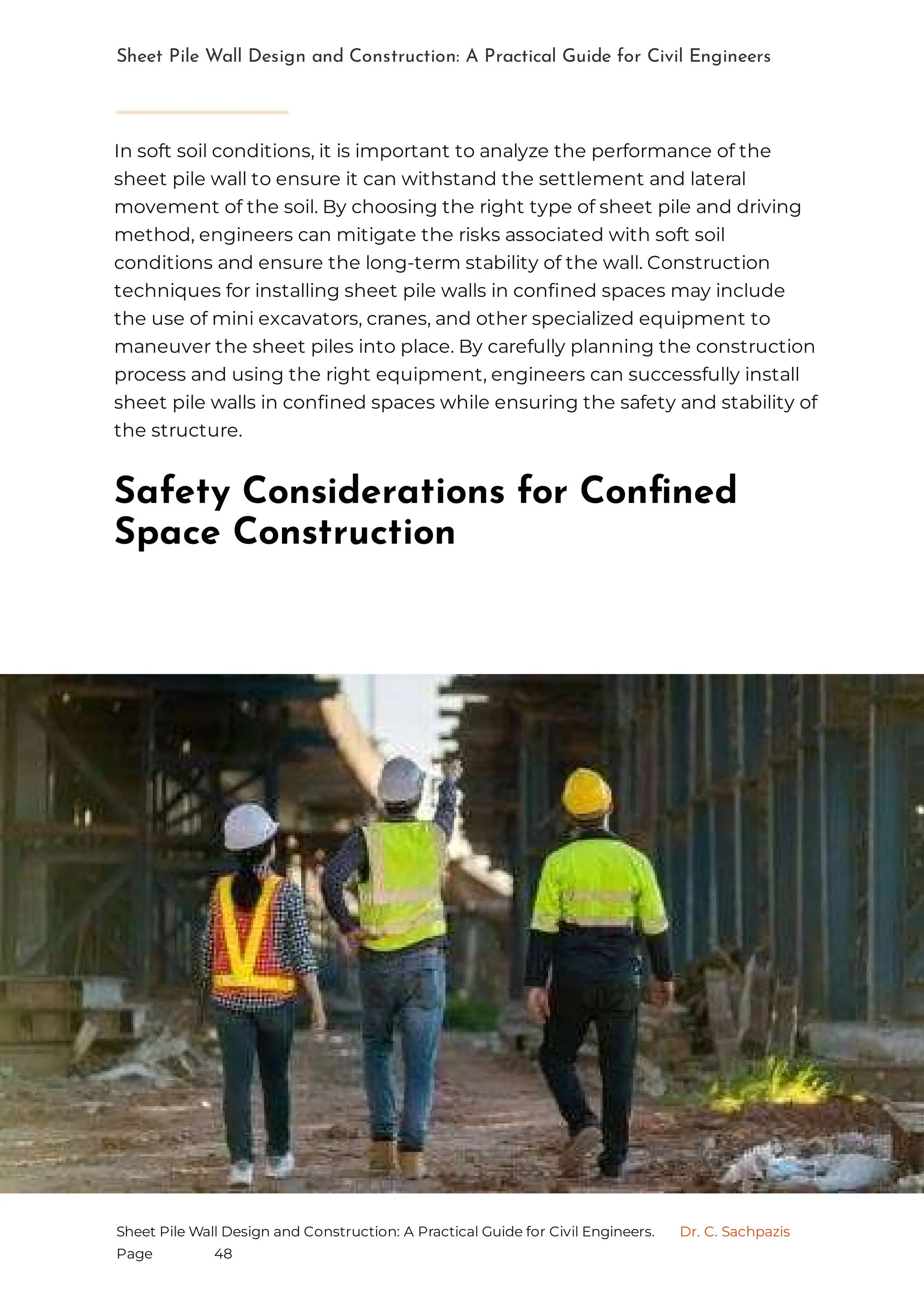 Sheet Pile Wall Design and Construction: A Practical Guide for Civil Engineers. By Dr. Costas ...