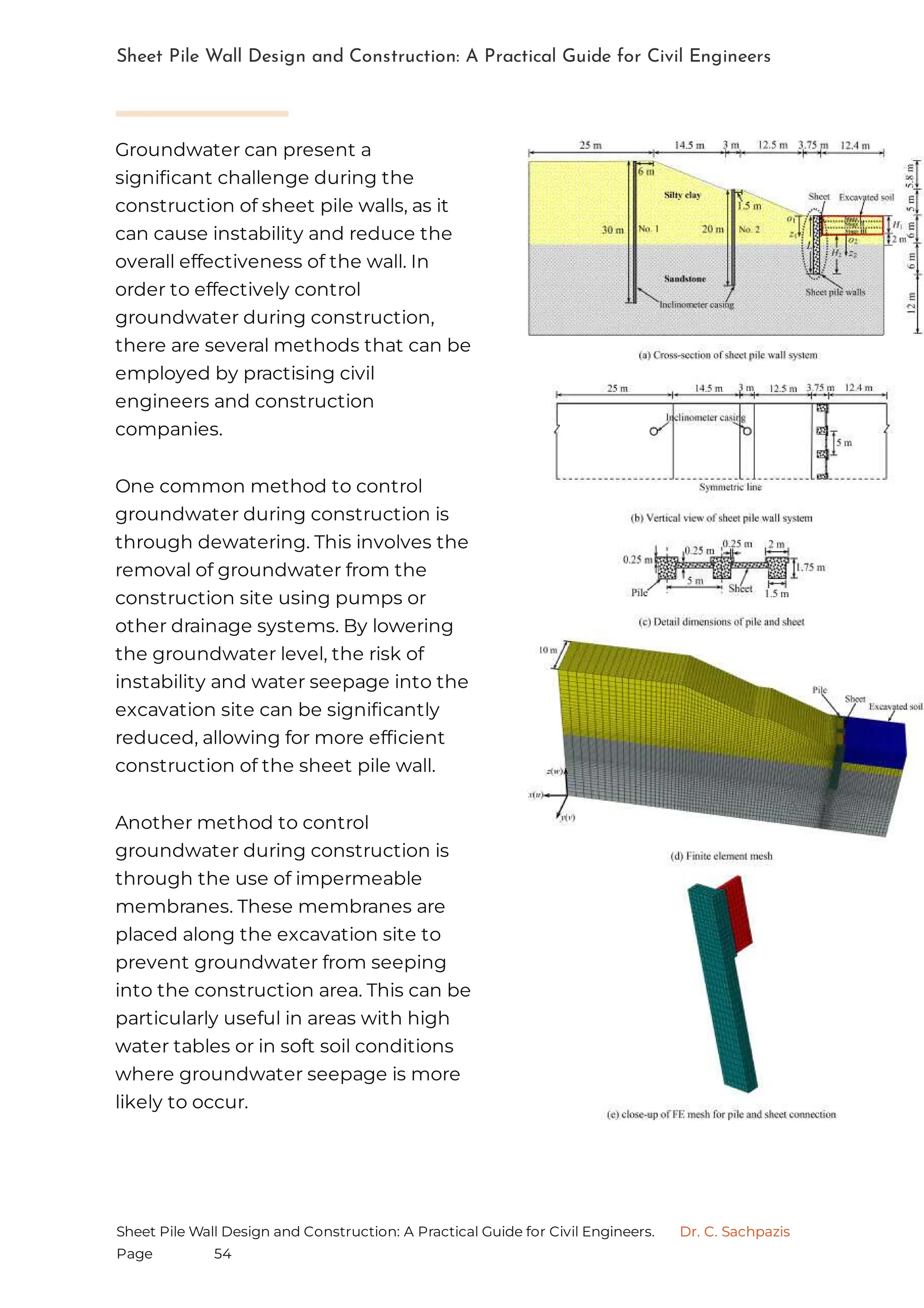 Sheet Pile Wall Design and Construction: A Practical Guide for Civil ...