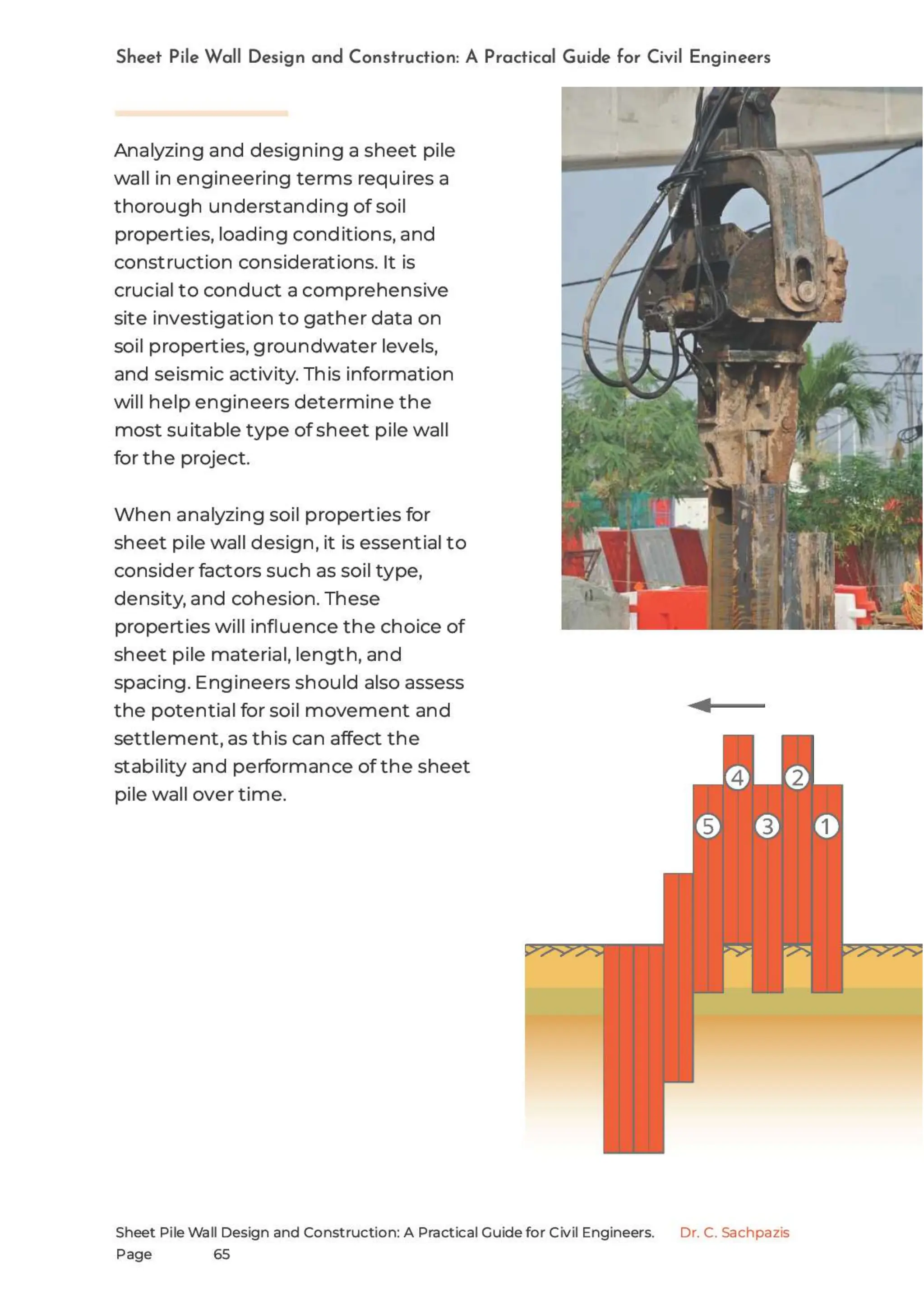 Sheet Pile Wall Design and Construction: A Practical Guide for Civil ...