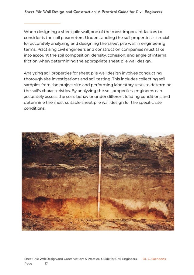 Sheet Pile Wall Design and Construction: A Practical Guide for Civil ...