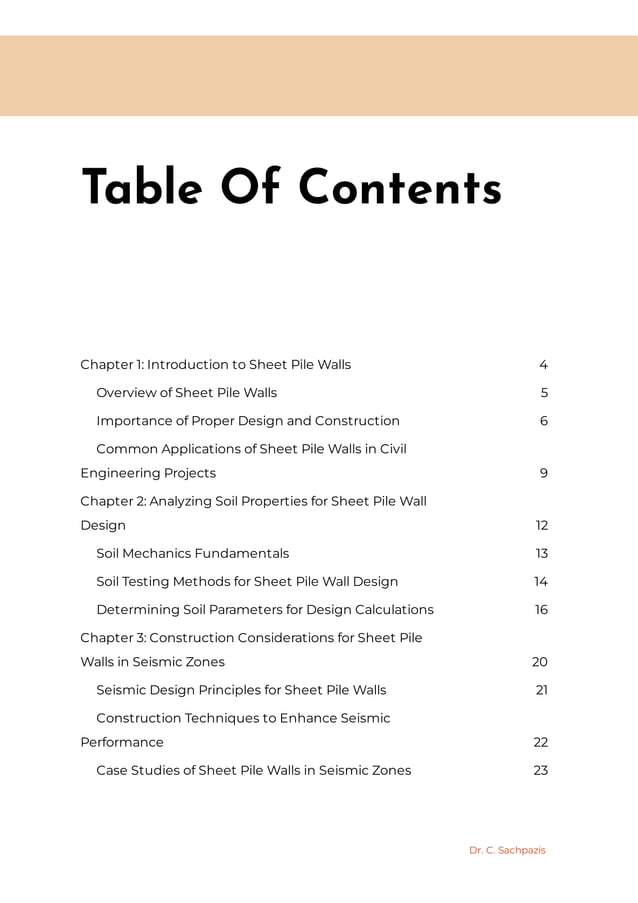 Sheet Pile Wall Design and Construction: A Practical Guide for Civil ...