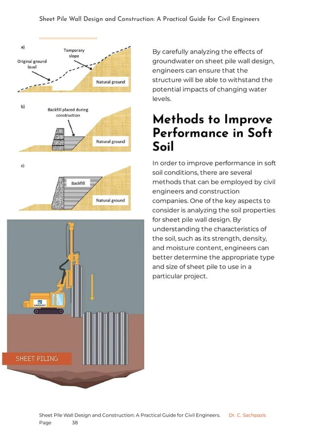 Sheet Pile Wall Design and Construction: A Practical Guide for Civil ...