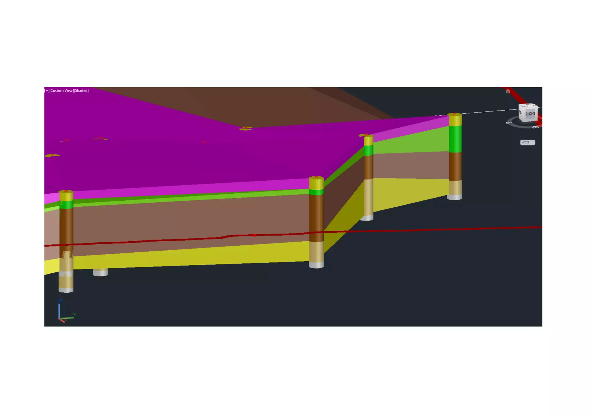 Dr. Costas Sachpazis. 3-D Soil Layer Model from Geotechnical Borehole Data (Block Diagram Layout ...