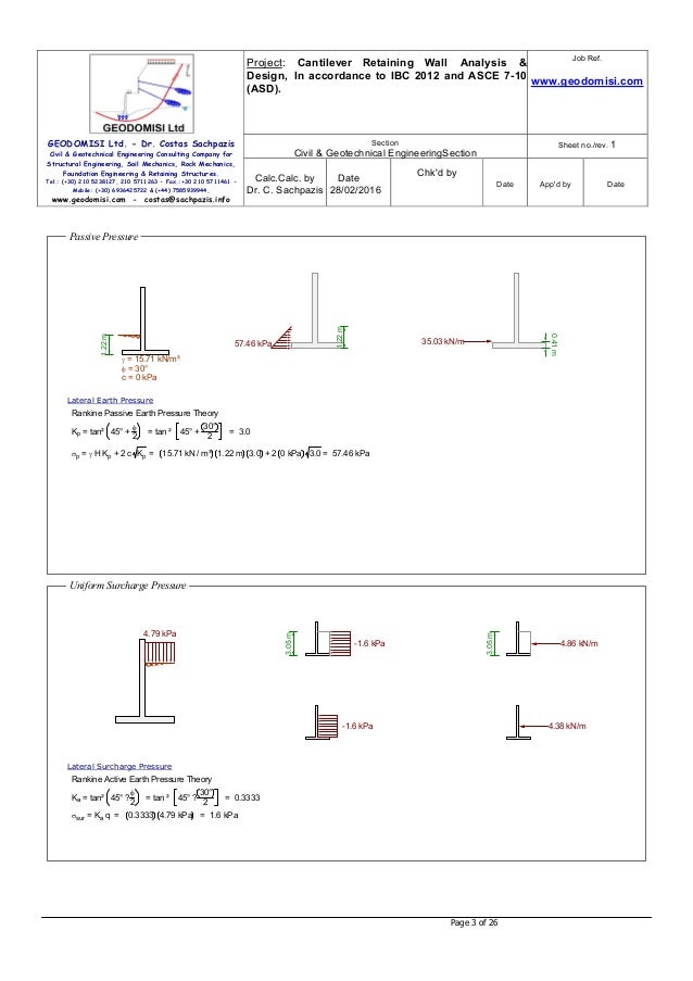 Ibc Code Retaining Wall