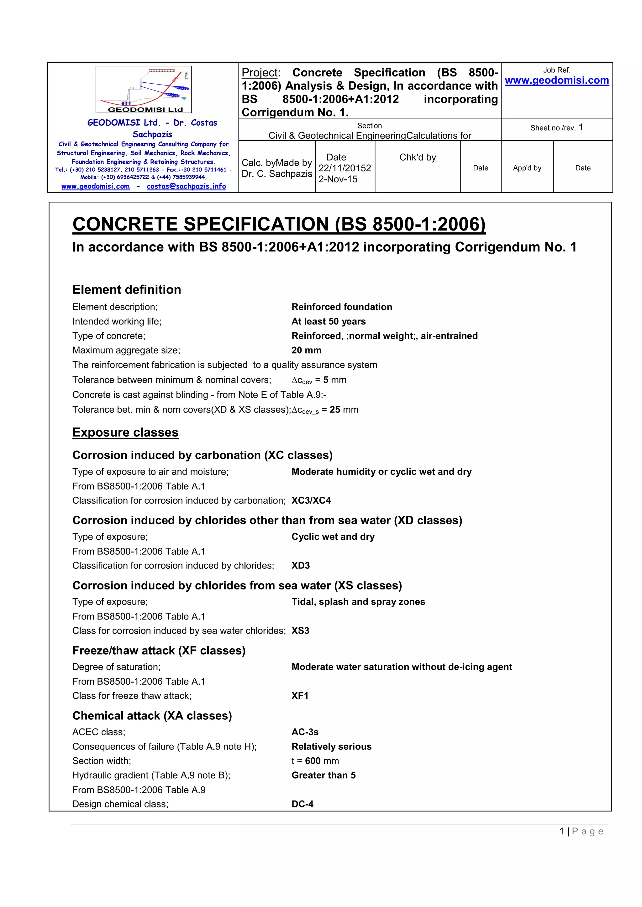 Sachpazis_Concrete Specification _BS 8500_1-2006_For Designed ...