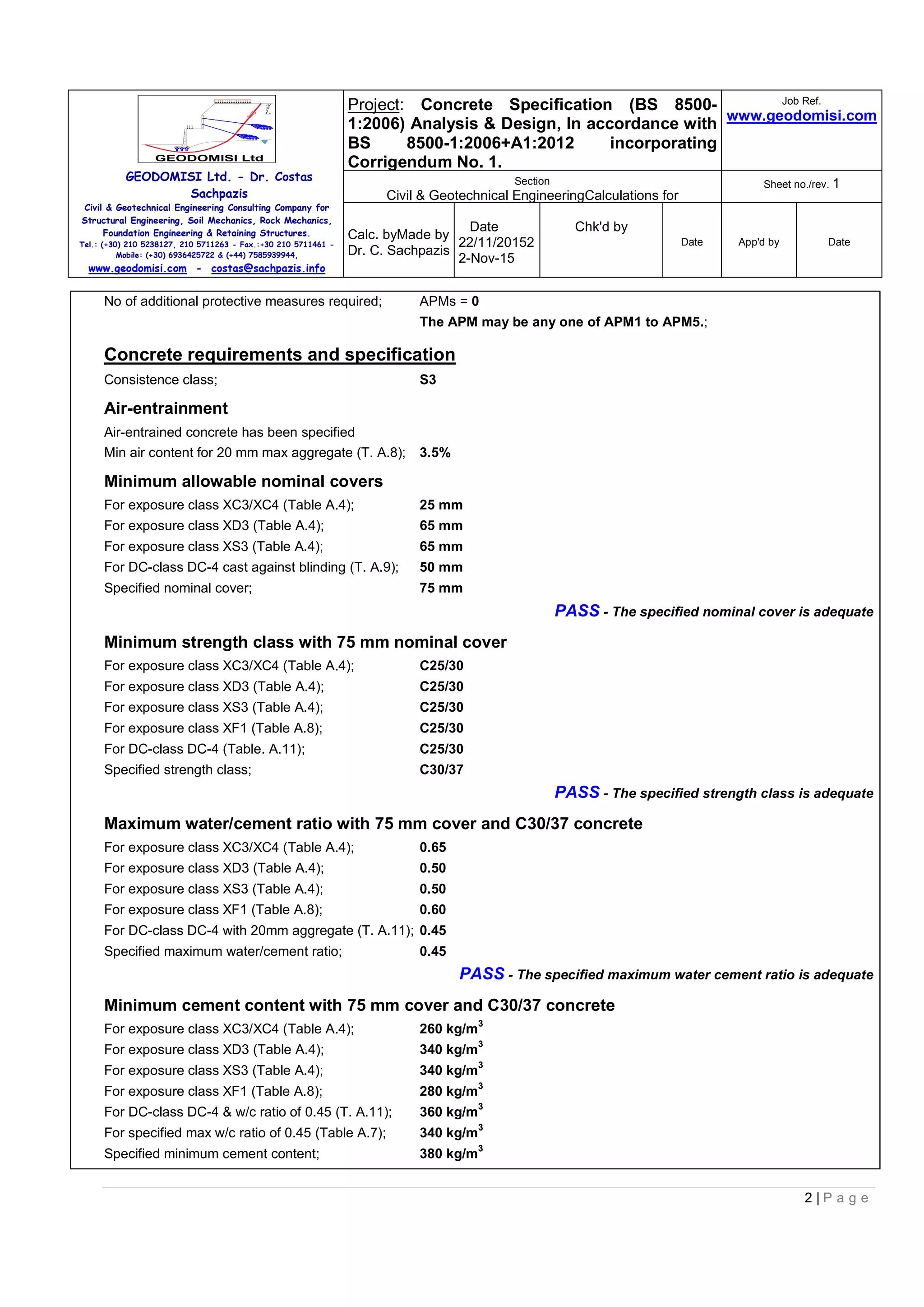 Sachpazis_Concrete Specification _BS 8500_1-2006_For Designed ...