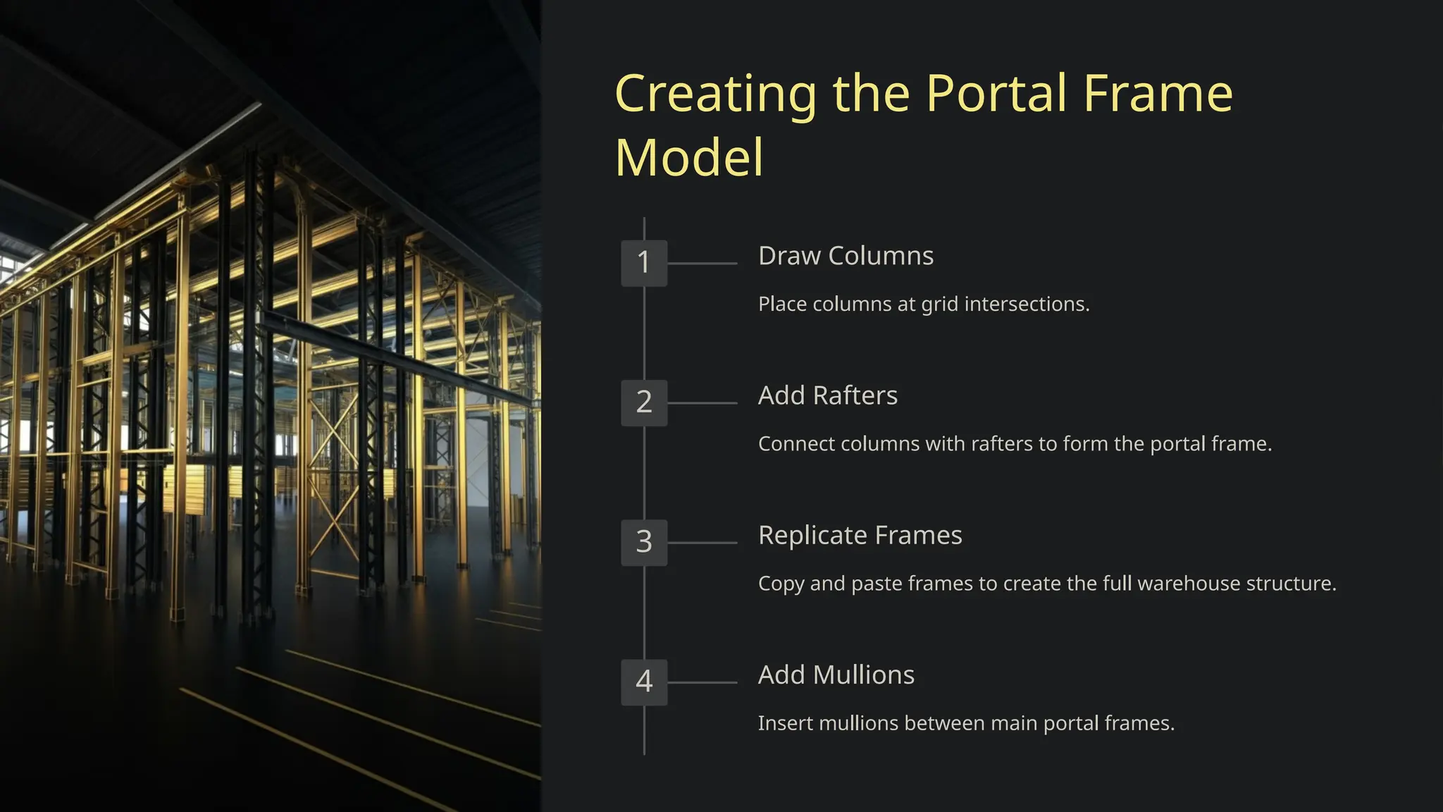 Sachpazis: Design of Steel Warehouse in ETABS | PPTX