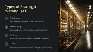 Sachpazis: Design of Steel Warehouse in ETABS | PPTX