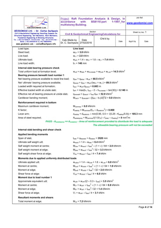 Sachpazis: Raft Foundation Analysis & Design BS8110:part 1-1997_for MultiStorey Buildings | PDF