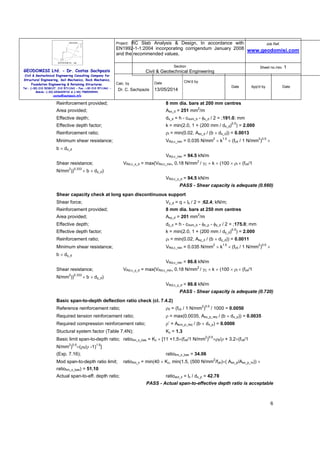 Sachpazis RC Slab Analysis and Design in accordance with EN 1992 1-1 2004-Two-Way Slab | PDF