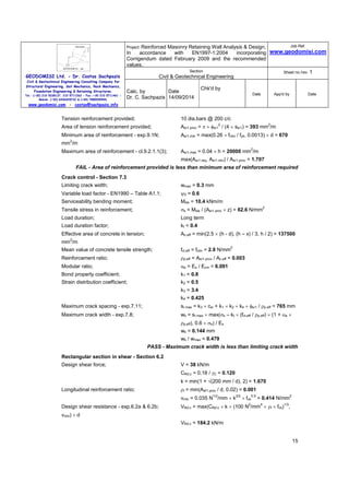 Sachpazis reinforced masonry retaining wall analysis & design, in ...