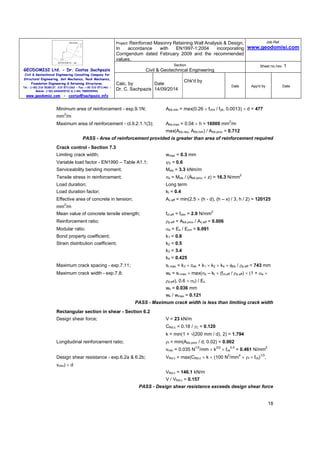 Sachpazis reinforced masonry retaining wall analysis & design, in ...