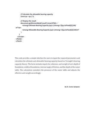 Sachpazis:Terzaghi Bearing Capacity Estimation in simple terms with ...