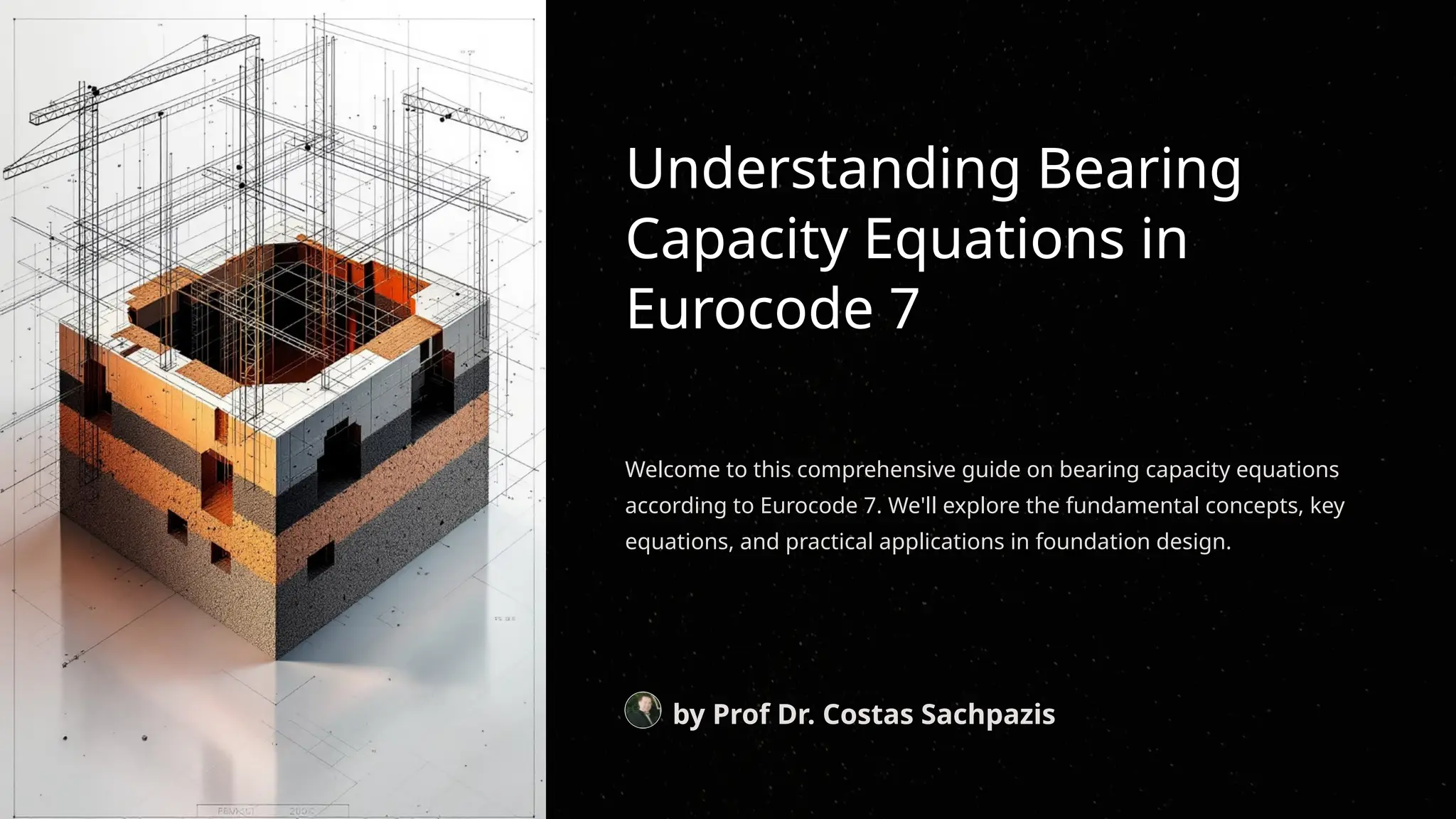Sachpazis: Understanding Bearing Capacity Equations in Eurocode 7 | PPTX
