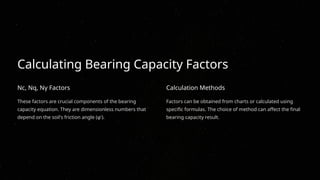 Sachpazis: Understanding Bearing Capacity Equations in Eurocode 7 | PPTX