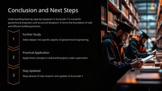 Sachpazis: Understanding Bearing Capacity Equations in Eurocode 7 | PPTX