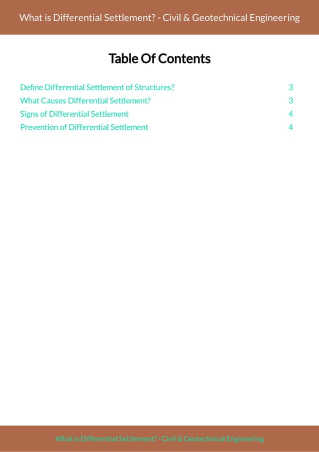 Sachpazis what is differential settlement 4654 | PDF