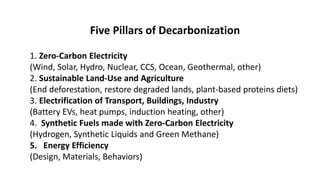 Decarbonization by 2050 | PPTX