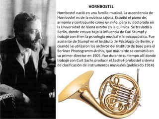 Sachs y hornbostel tarea artes | PPTX
