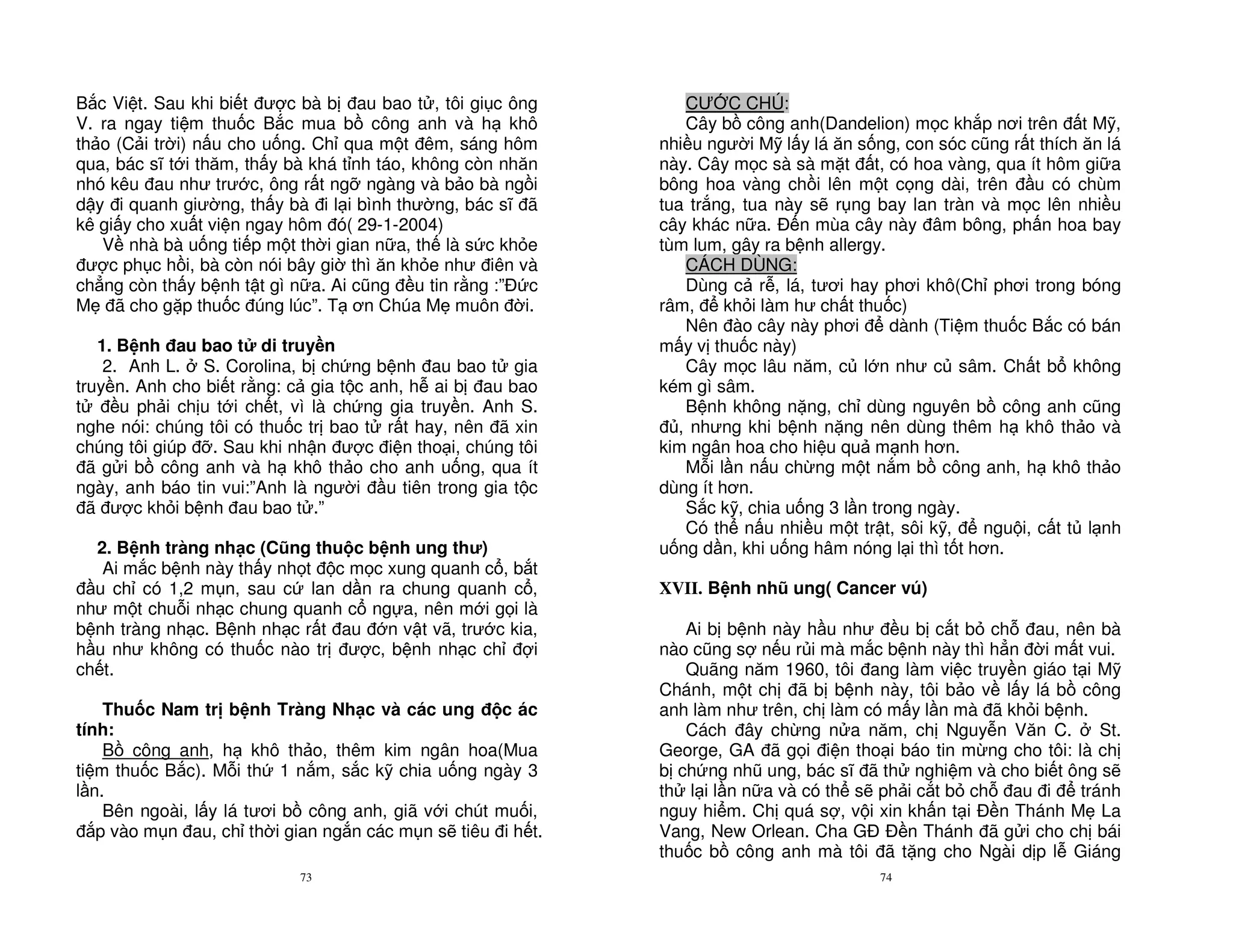 Sach thuoc gia truyen cua linh muc James Vu | PDF