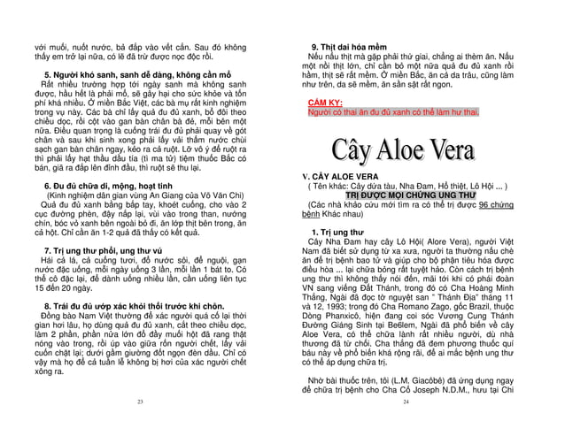 Sach thuoc gia truyen cua linh muc James Vu | PDF