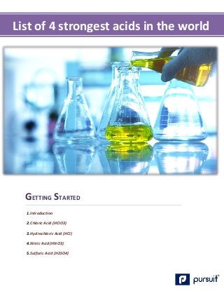 Which acids are considered the strongest? | PDF