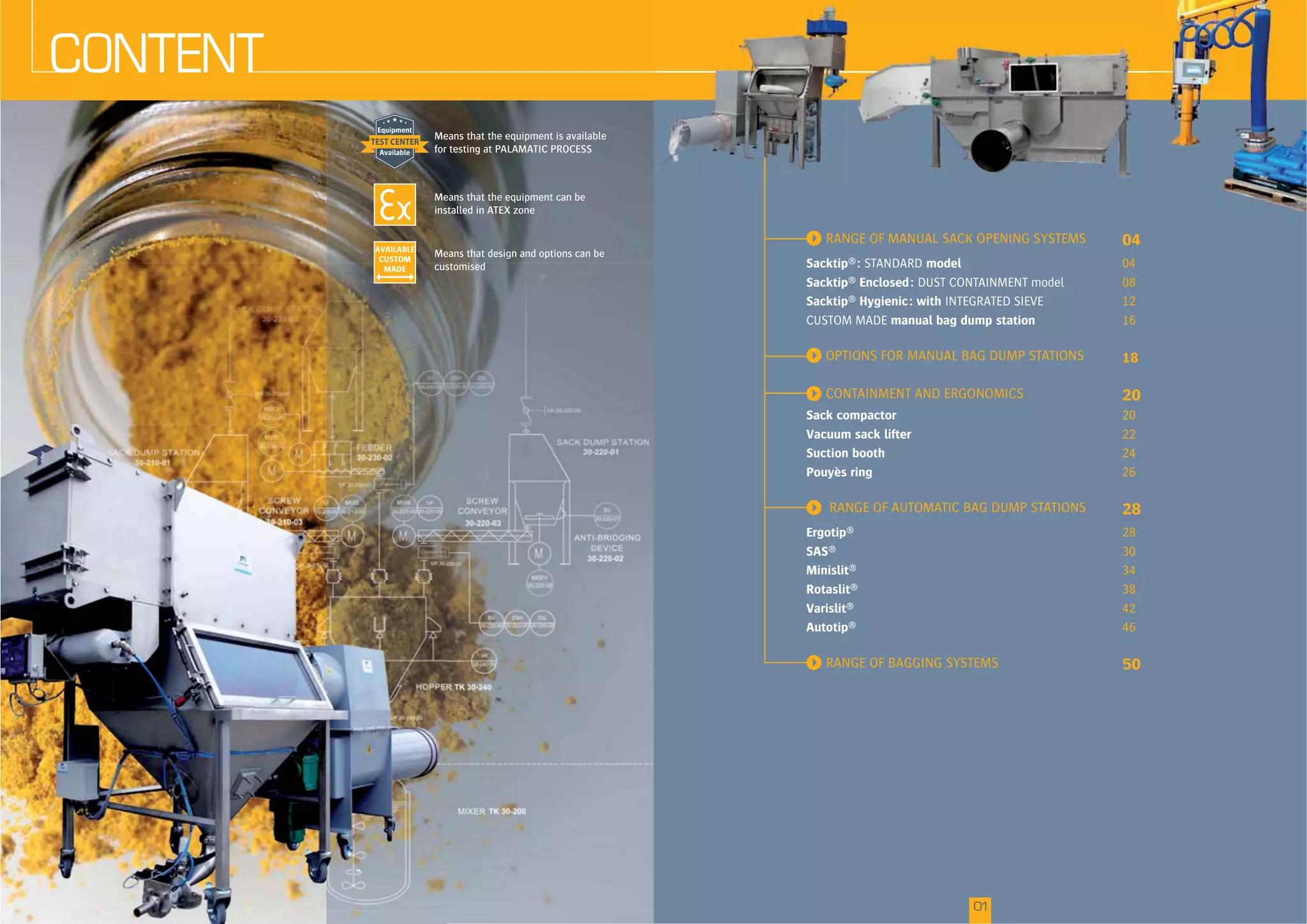 Sack handling solutions palamatic process | PDF