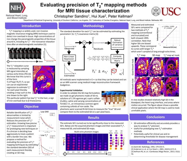 Evaluating precision of T2* mapping methods for MRI tissue ...