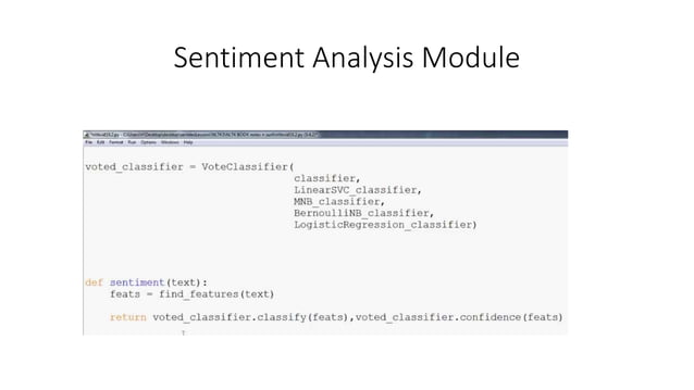 Twitter Sentiment Analysis with Python | PPTX