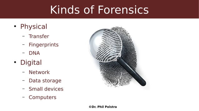 (SACON) Dr. Phil Polstra - windows & linux forensics | PPT