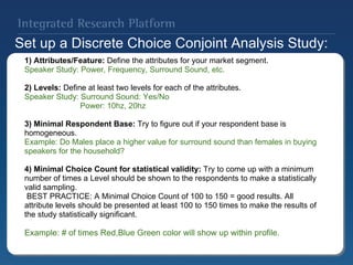 SurveyAnalytics:Conjoint Analysis | PPT
