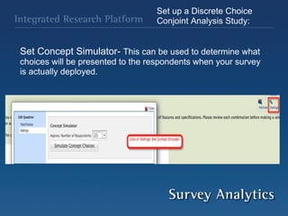SurveyAnalytics:Conjoint Analysis | PPT