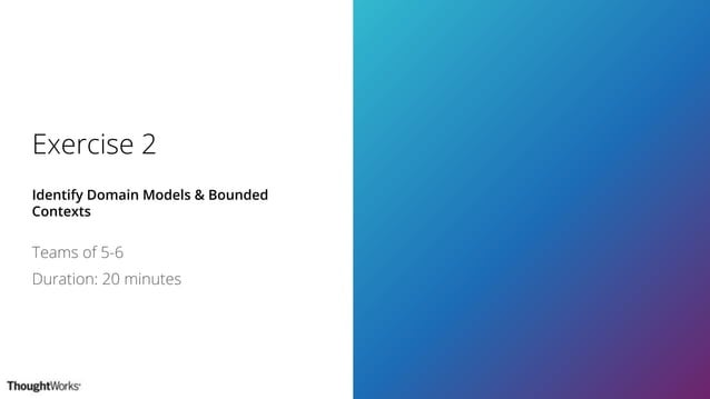 Splitting the monolith using Domain Driven Design | PPT