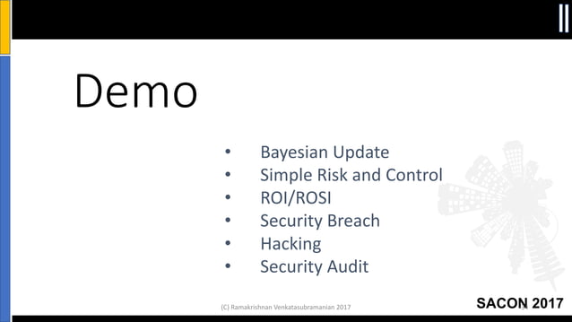 SACON - Cyber Risk Assessment Using Bayesian Network (R Venkat) | PDF