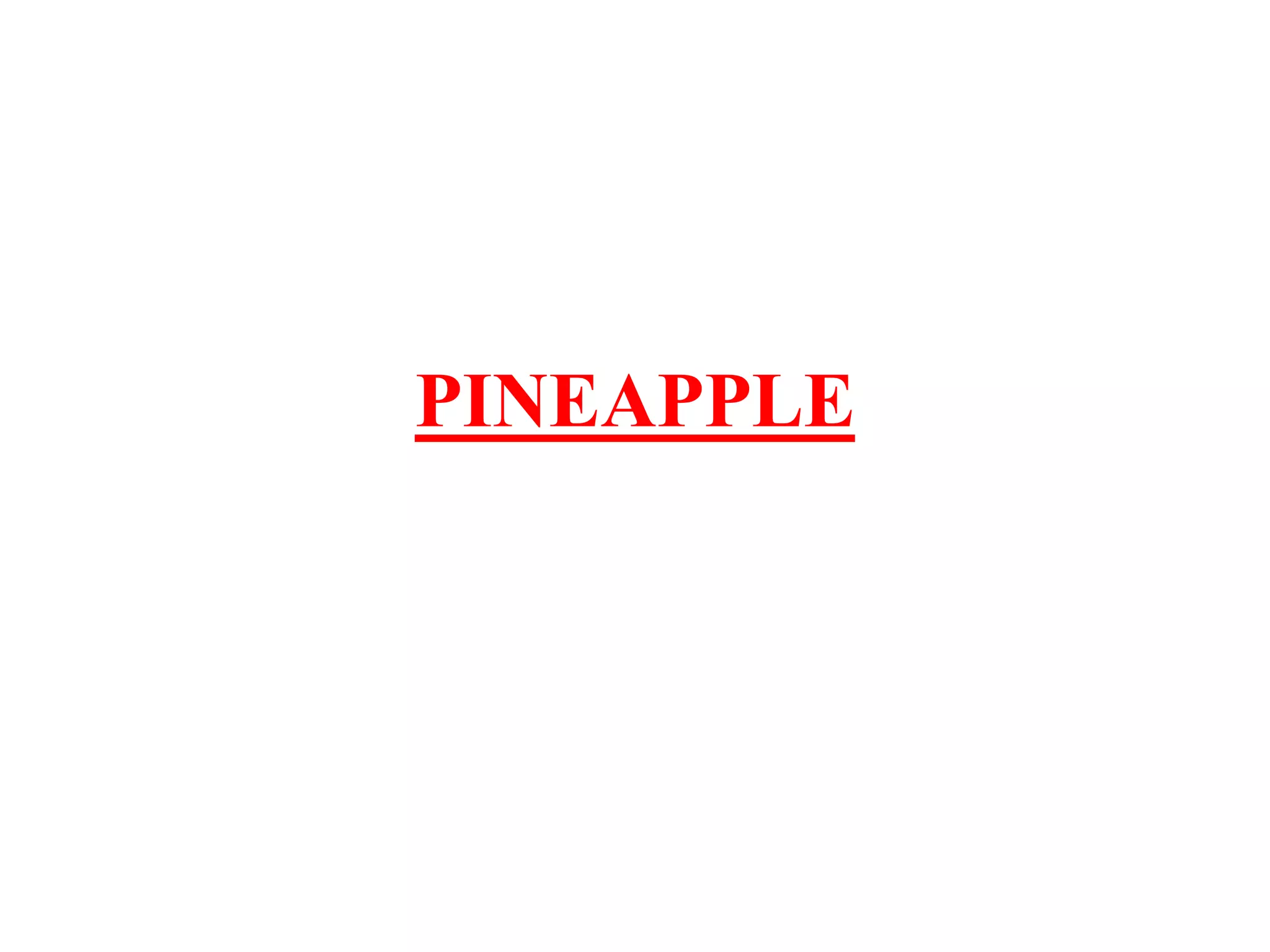 NUTRIENT DEFICIENCY AND ITS MANAGEMENT IN PINEAPPLE | PDF