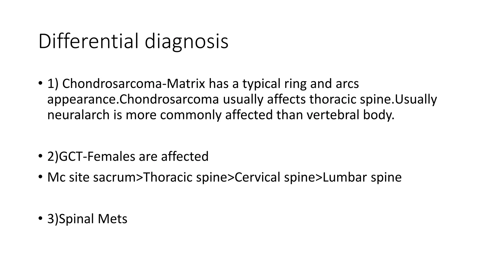Sacral chordoma | PPTX