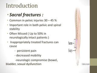 Sacral fracture | PPTX