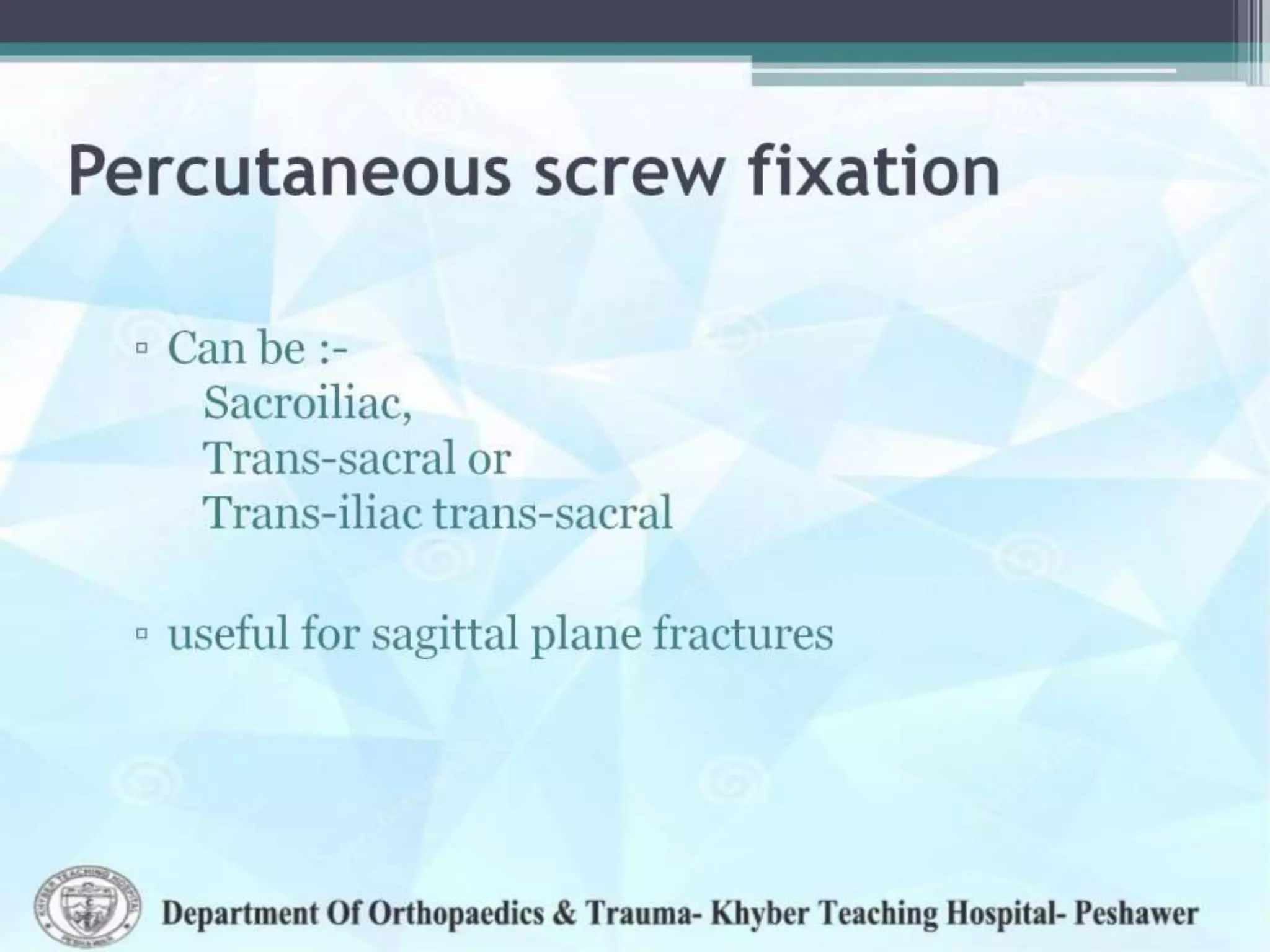 Sacral fractures | PPTX