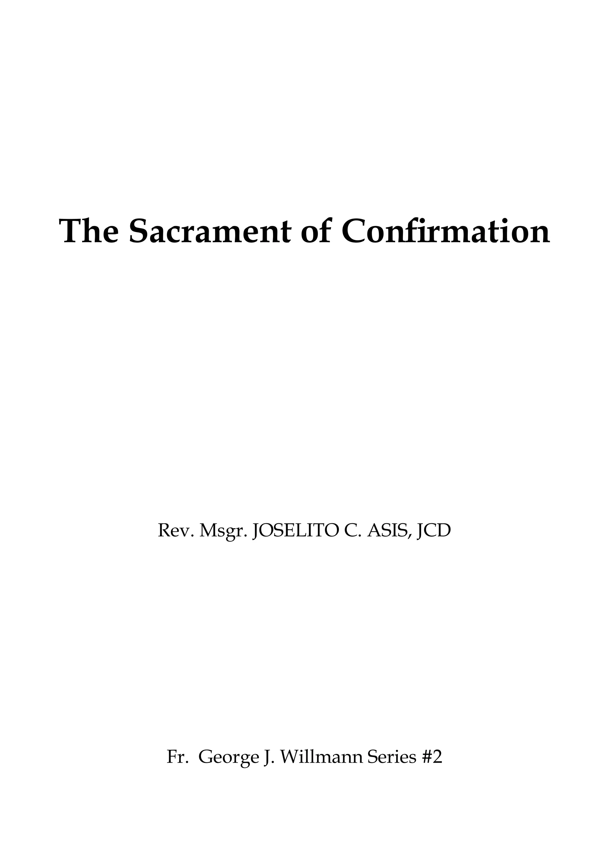 Sacrament of-confirmation | PDF