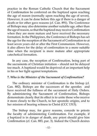 Sacrament of-confirmation | PDF
